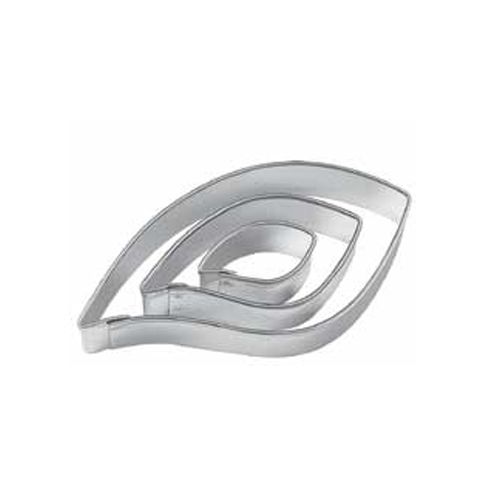 Wilton 417-437 Leaf Shaped Fondant Cut Outs 3 Piece Set | Wasserstrom