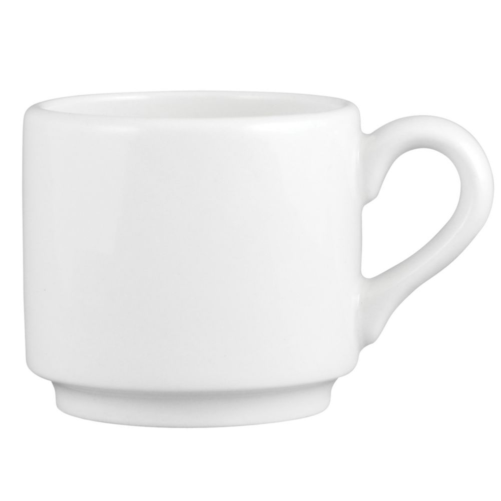 Dudson 7PSV050X Simply Vitrified Stacking 3 Oz. Espresso Cup - 36 / CS ...