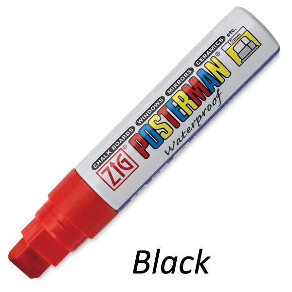 Dick Blick Art Supplies 21322-2005 Black Big & Broad Posterman Marker ...