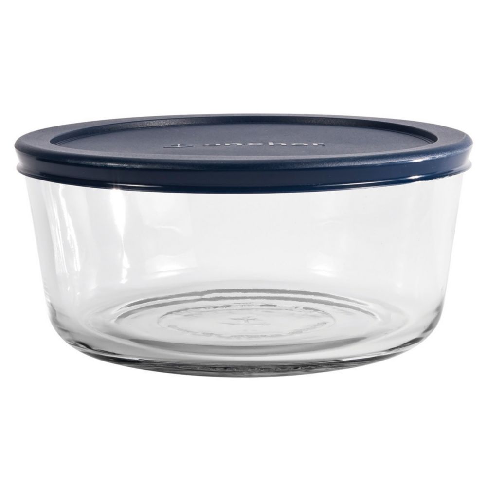Anchor Hocking® 85908L11 Round 7-Cup Kitchen Storage Bowl with Lid ...