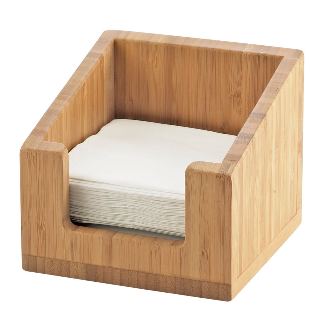 Cal-Mil 3309-60 Bamboo Napkin Holder | Wasserstrom