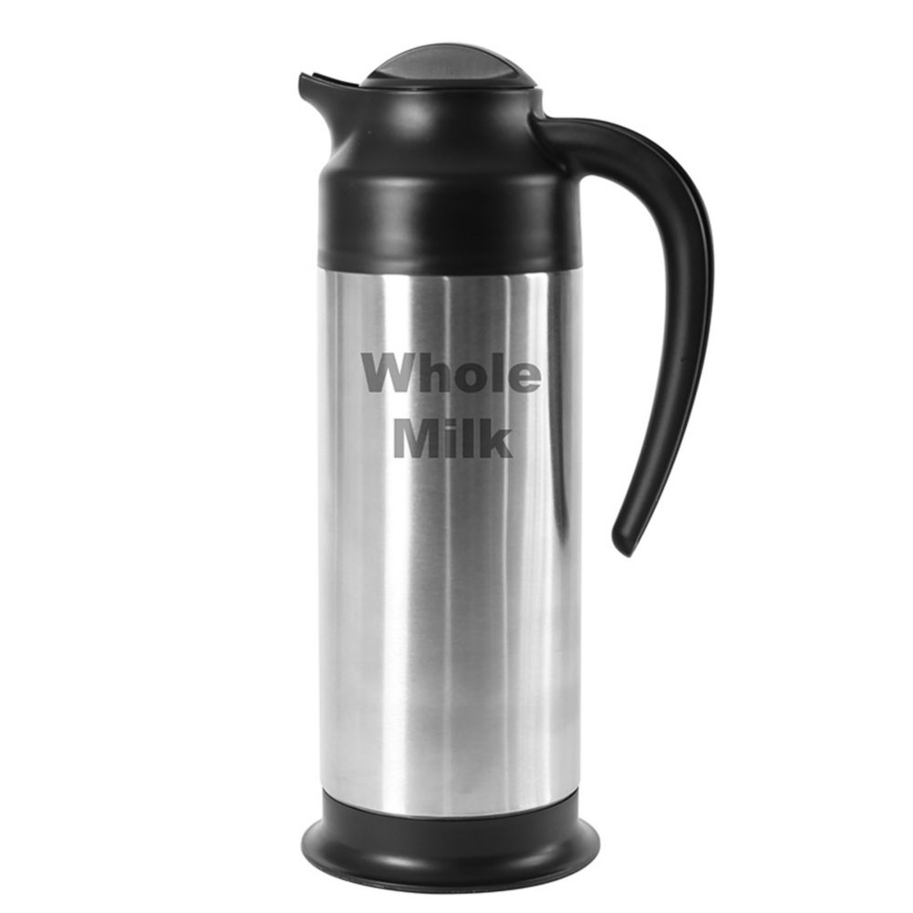 Service Ideas SSN100WHOLEET Steelvac 1 Liter Whole Milk Server ...