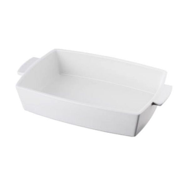 Revol® USA 645055 Revolution 91.75 Oz. Satin White Dish | Wasserstrom