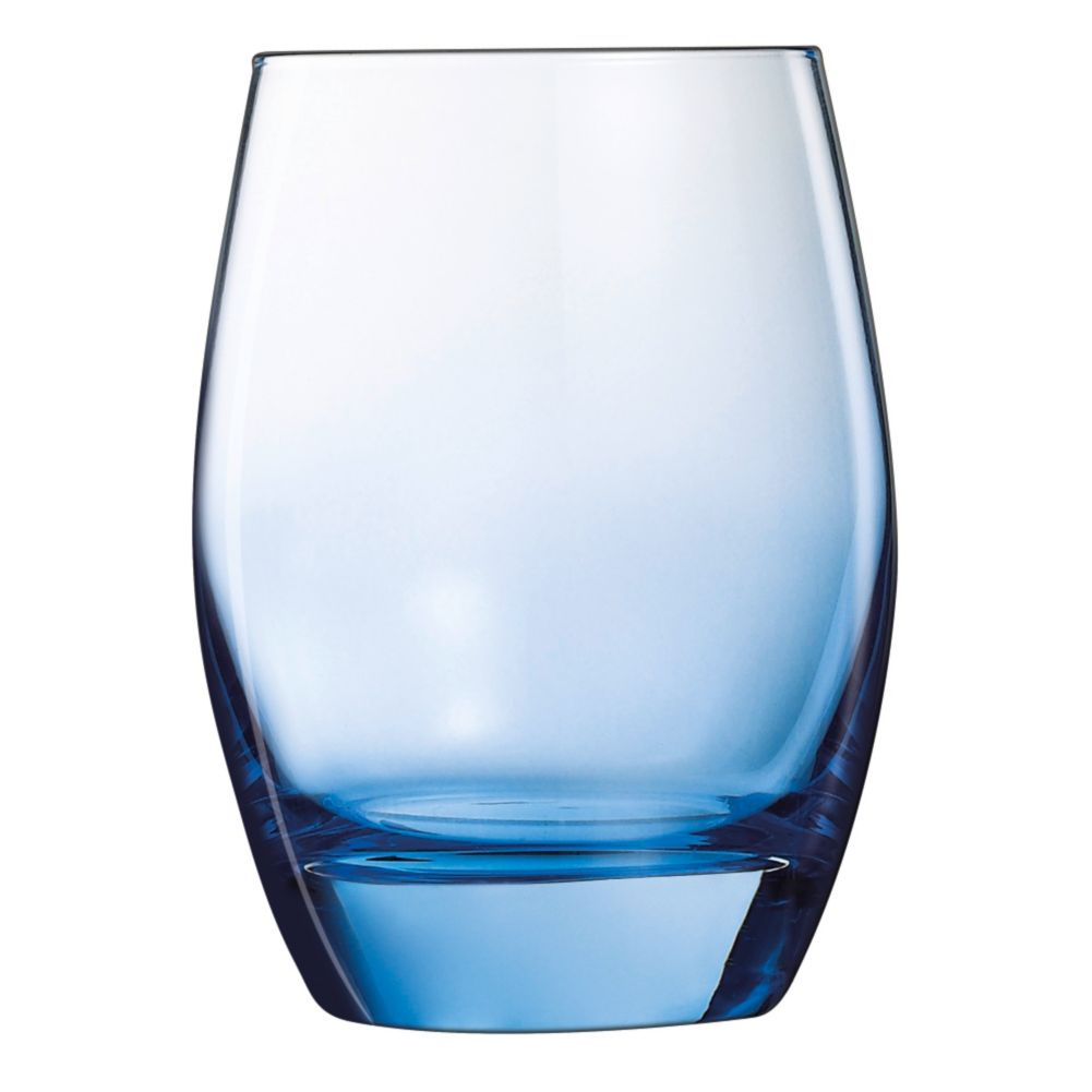 Cardinal J3318 Arcoroc 10 Oz. Malea Blue Rocks Glass - 24 / CS ...