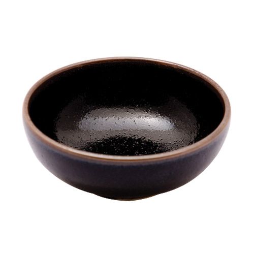 Korin Japanese Trading BWS-TA31 Yuzu Tenmoku 6 Oz. Black Bowl | Wasserstrom