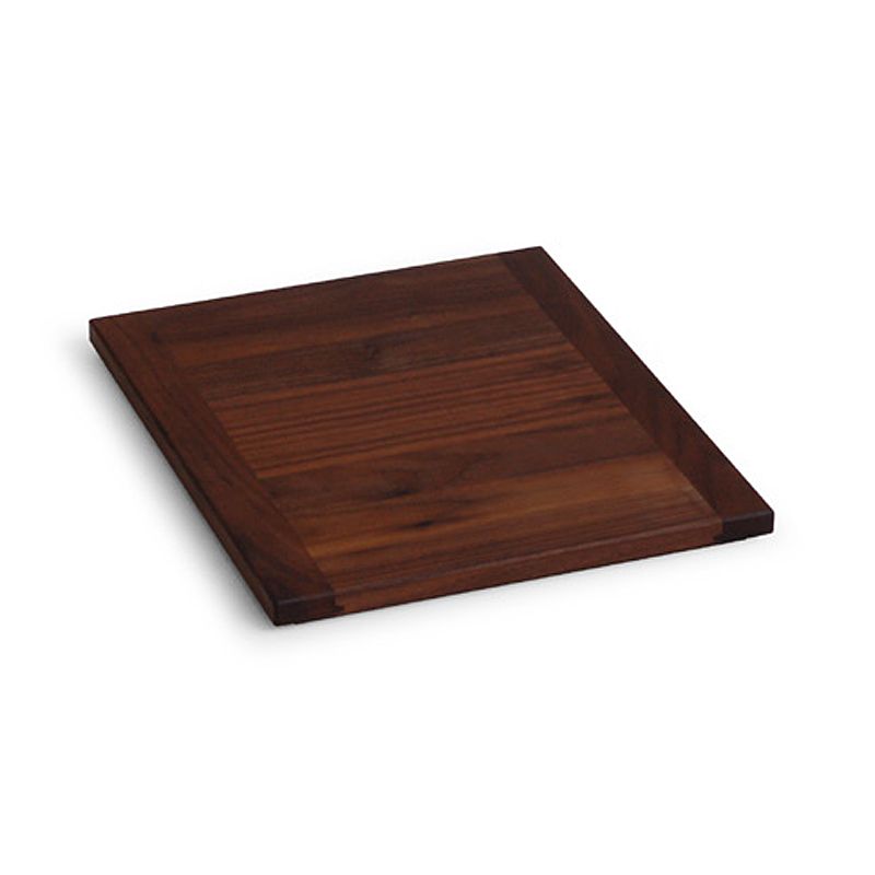 Craster BU_FT0031 Flow Plinth Oiled Walnut 1.2" Tall Tray | Wasserstrom