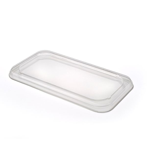 Sabert 56810G250 Clear Lid for CPET Tray - 250 / CS | Wasserstrom