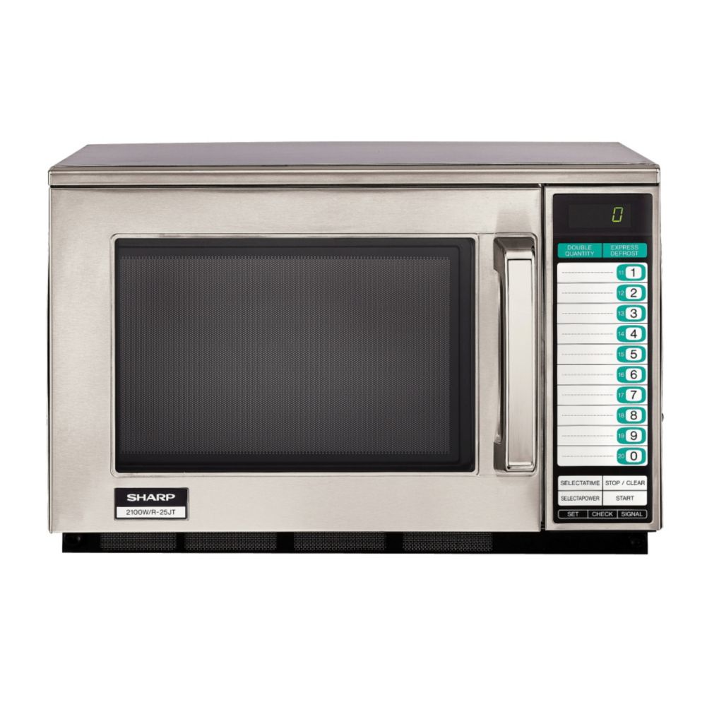 Sharp R-25JTF Heavy-Duty 2100W Commercial Microwave | Wasserstrom