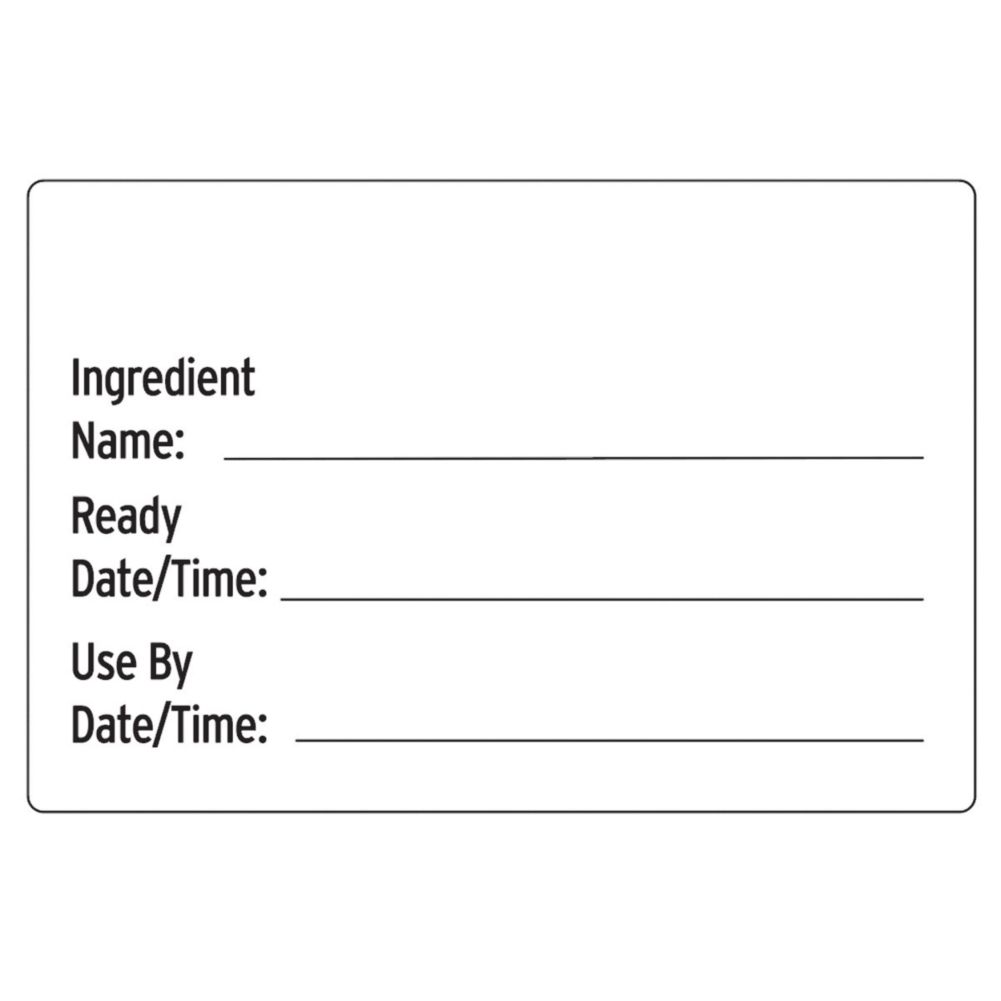 Taco Bell 2" x 3" Thaw / Hold Time Label - Roll | Wasserstrom