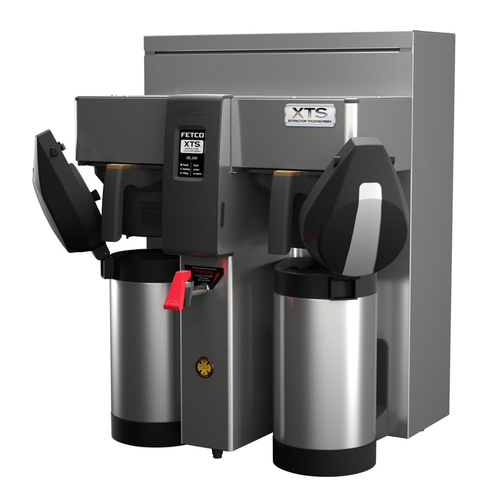 Fetco CBS-2132XTS Twin Station Touchscreen Series Airpot Coffee Brewer ...