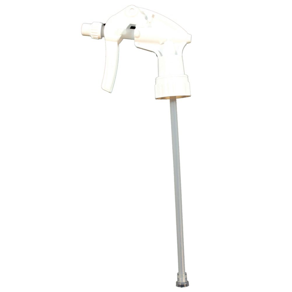 Impact 5816 White Trigger Sprayer with 7.25" Tube | Wasserstrom