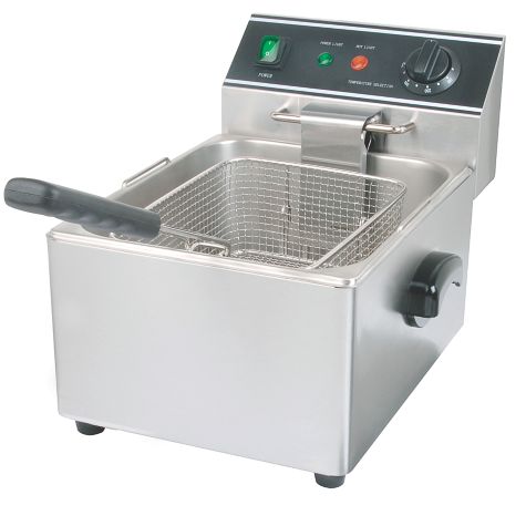 Darling Food Service S/S Electric Single Pot 15 Lb Countertop Fryer ...