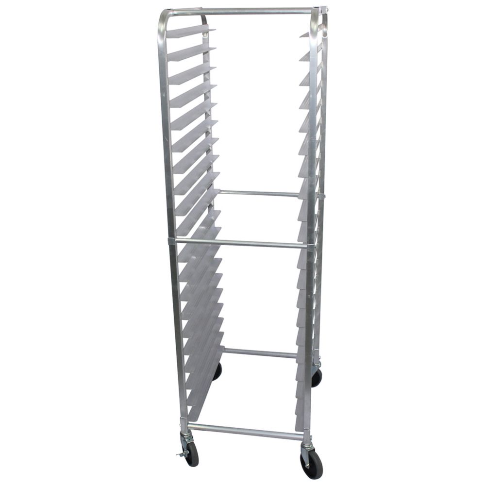 Darling Food Service Aluminum 20-Tier Bun Pan Rack w/ Casters | Wasserstrom