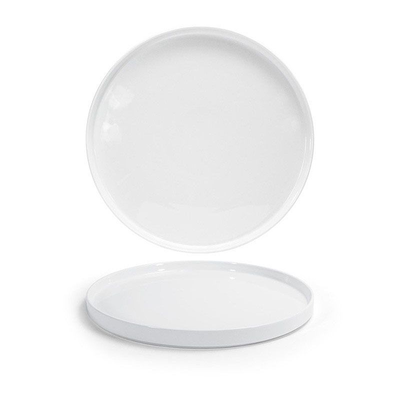 FOH DOS036WHP21 Soho 11.5" Round Plate - 4 / CS | Wasserstrom