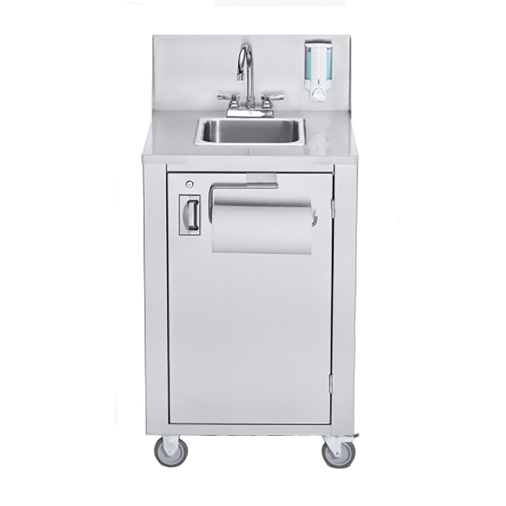 Crown Verity CV-PHS-4 1-Compartment 5 Gallon Portable Hand Sink ...