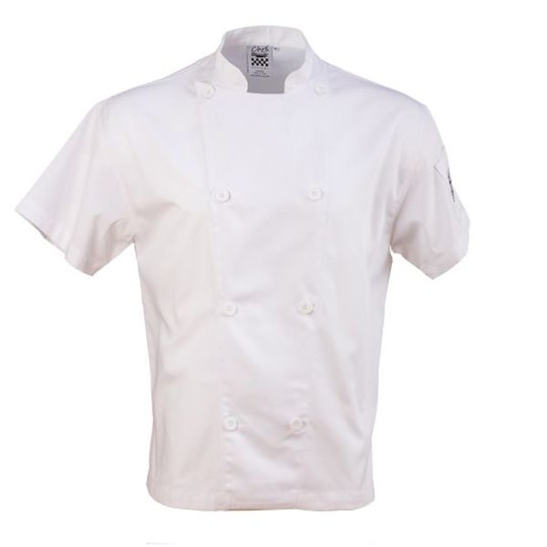 Chef Revival J205-S White Small Double Breasted Short Sleeve Chef Coat ...