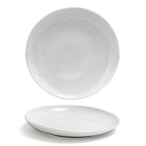 FOH DAP076WHP23 Kiln Superwhite 6" Round Plate - 12 / CS | Wasserstrom