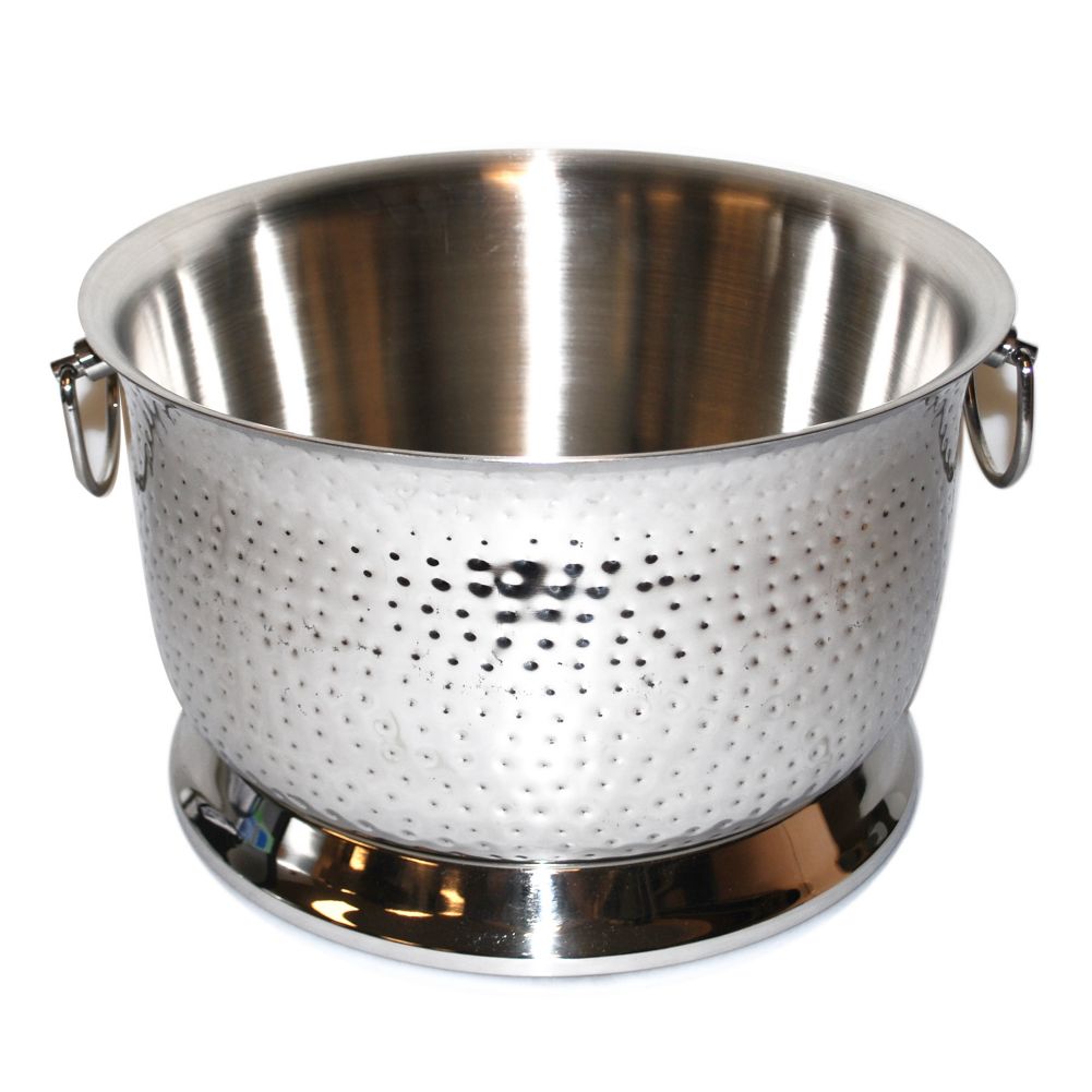 Darling Food Service Small Hammered S/S Double Wall Tub | Wasserstrom