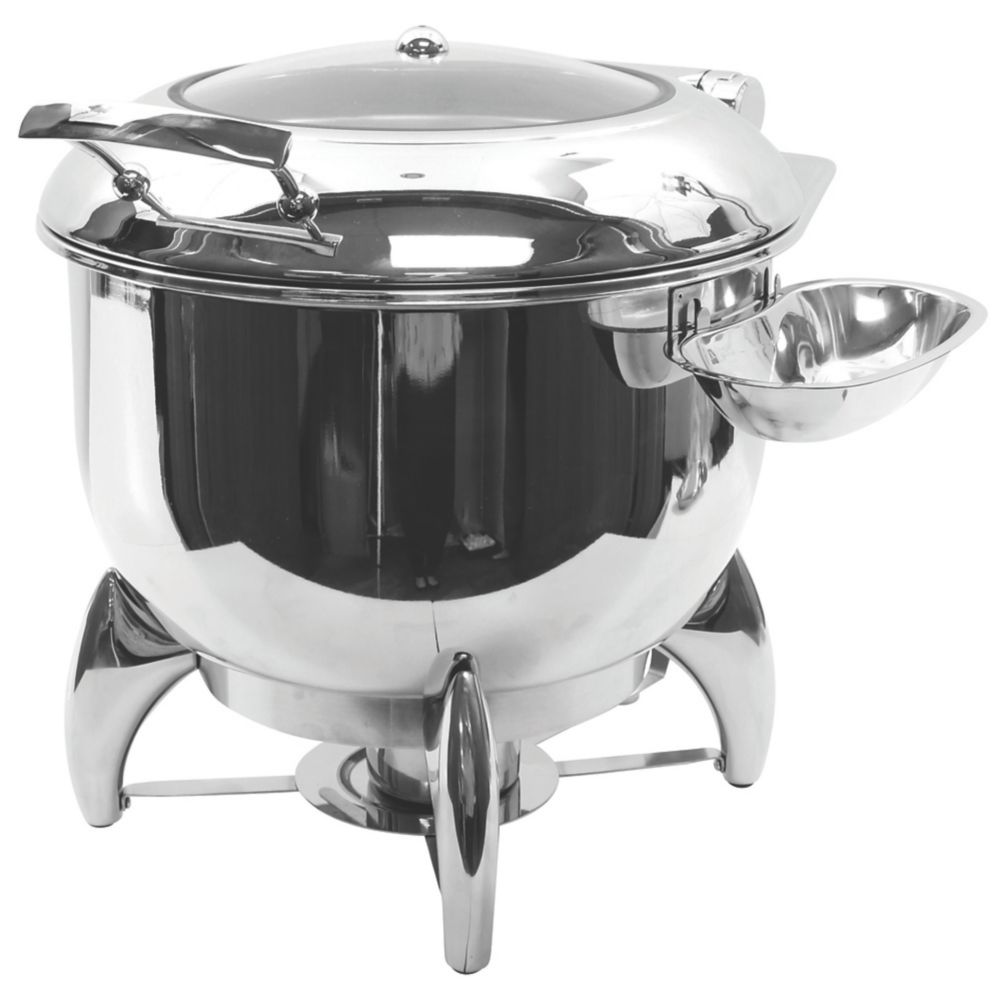 TableCraft CW40178 S/S 11 Quart Quick View Soup Server | Wasserstrom
