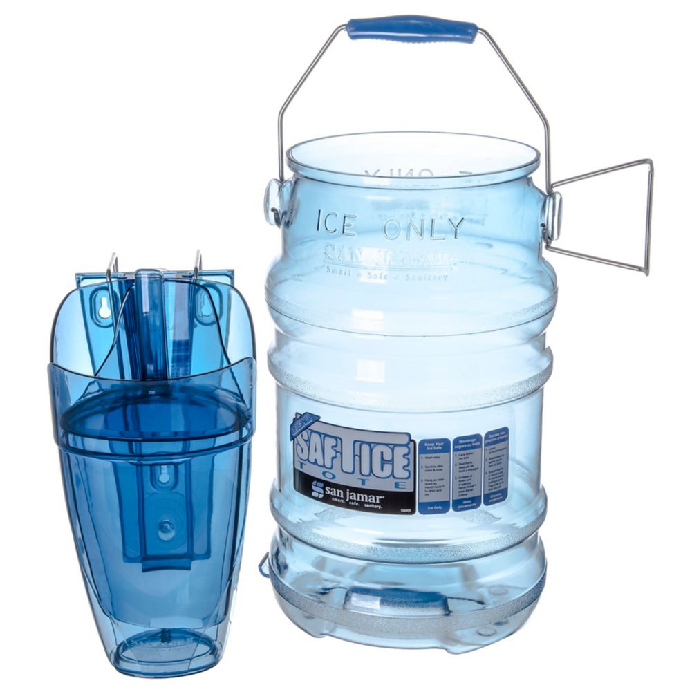 San Jamar SI8500 Blue 6 Gallon Value Pack Saf-T-Ice System | Wasserstrom