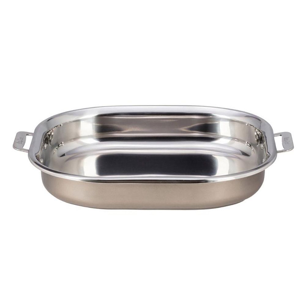 Bon Chef 60023CLDTAUPE Hotstone Oblong 5 Qt. Cucina Pan with 2 Handles ...