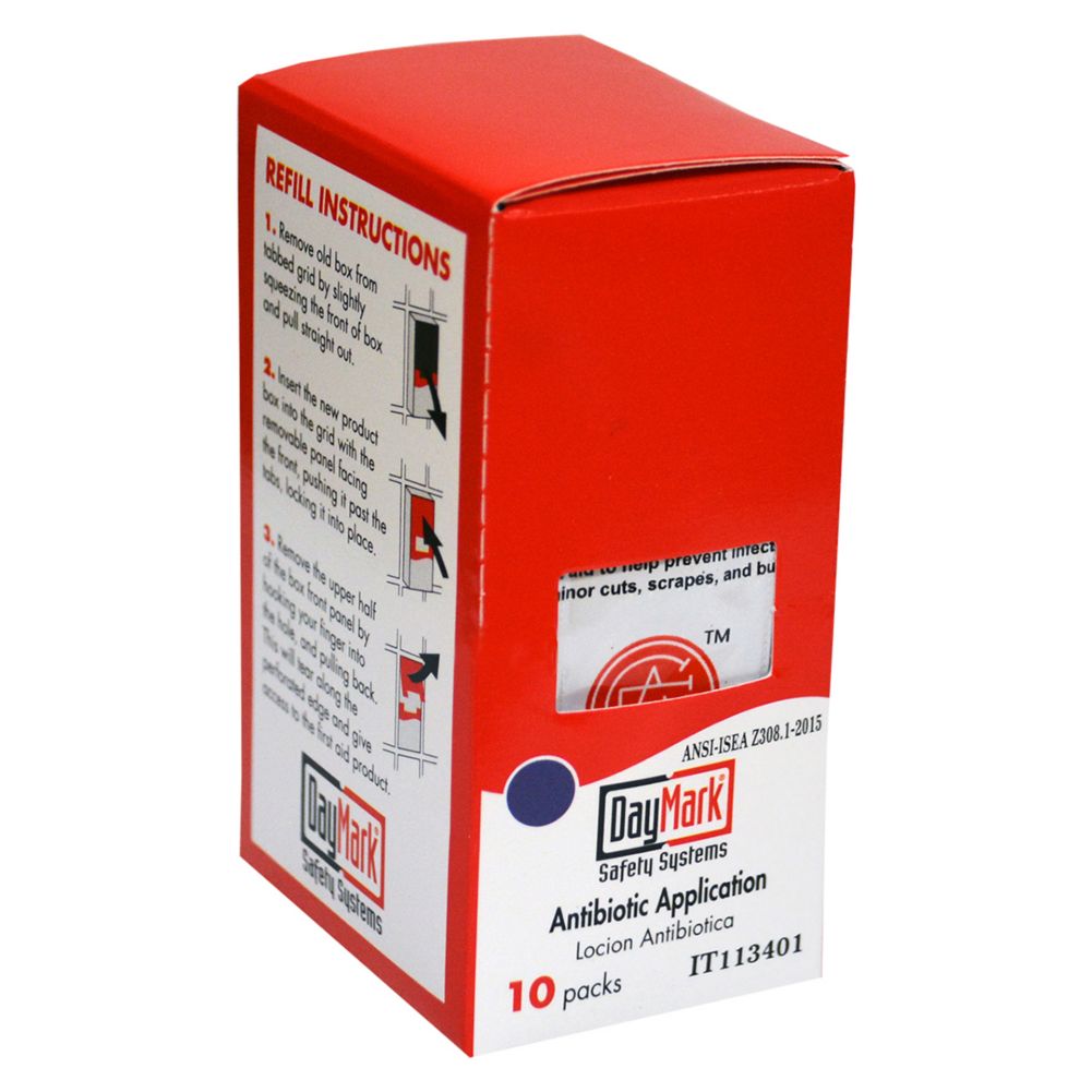 DayMark IT113401 First Aid Antibiotic Ointment - 10 / BX | Wasserstrom
