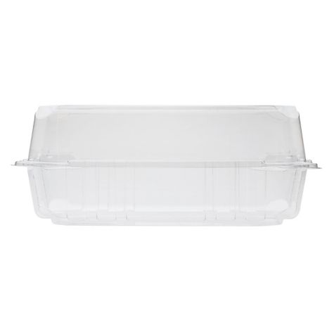 Darling Food Service Clear 1-Comp 9" x 5" Hinged Container - 250 / CS ...