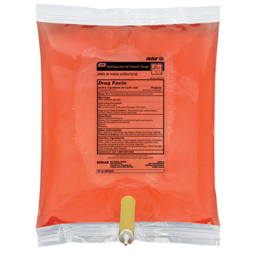 Ecolab 1111712 800ML QSR Antibacterial Hand Soap | Omega