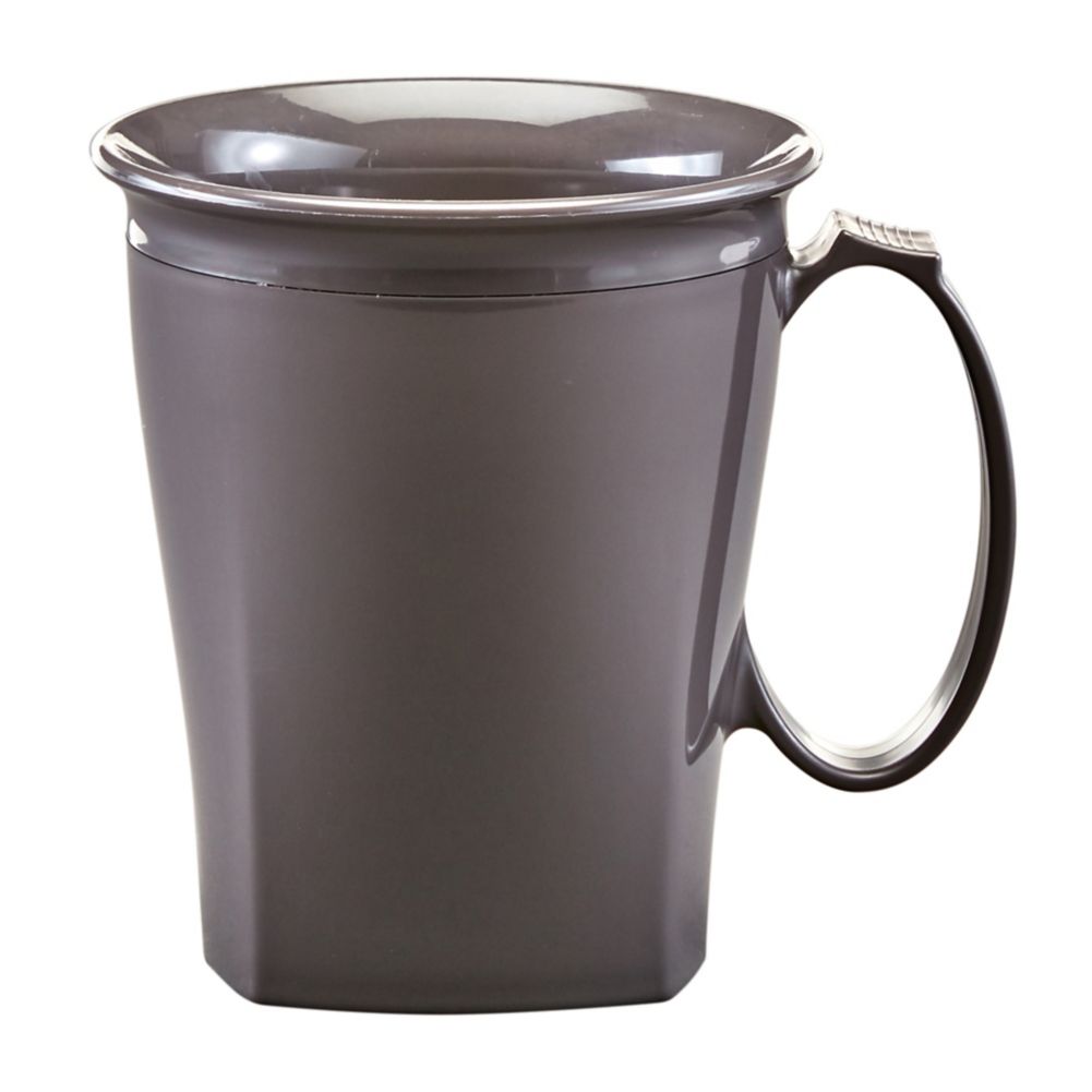 Cambro MDSHM8485 Insulated Smoked Metal Harbor 8 Ounce Mug - 48 / CS ...