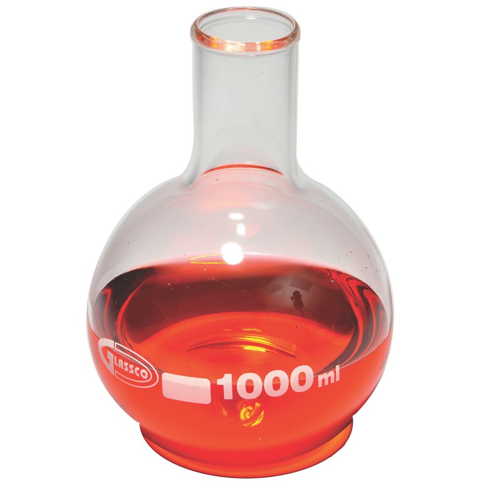 United Scientific FG4060-5000 5000ML Flat Bottom Boiling Flask | Omega