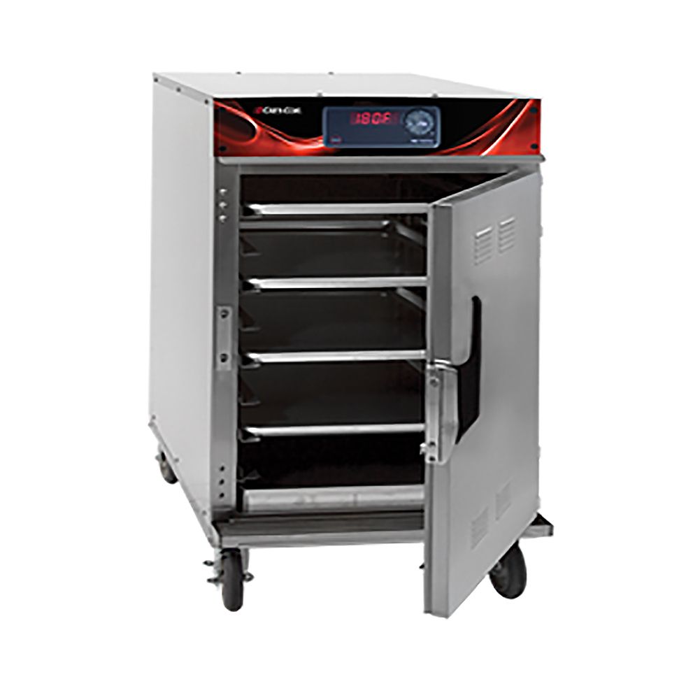 Crescor 1200HHSSSPLITDX 120V Windowed Mobile Heated Cabinet | Wasserstrom