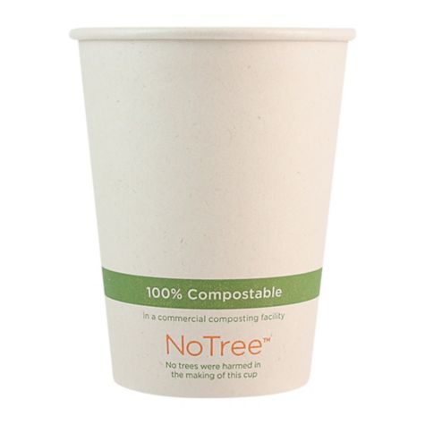 World Centric CU-SU-12 No Tree Paper 12 Ounce Hot Cup - 1000 / CS ...