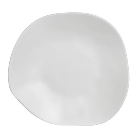 Delfin 7008DD006 Marisol White 15.5 x 15 Melamine Platter - 6 / CS ...