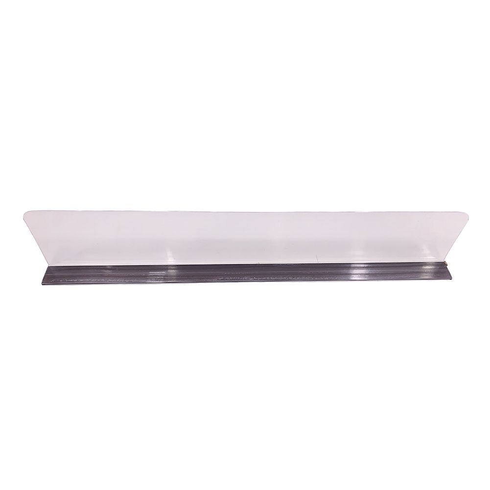 Darling Food Service Clear 24 x 3 Magnetic End Divider with Black Base ...