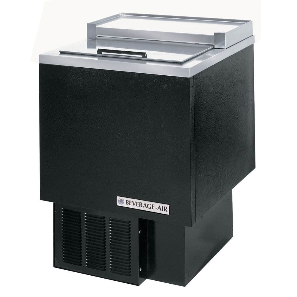 Beverage-Air GF24L-B Black Underbar Glass Froster with Sliding Door ...