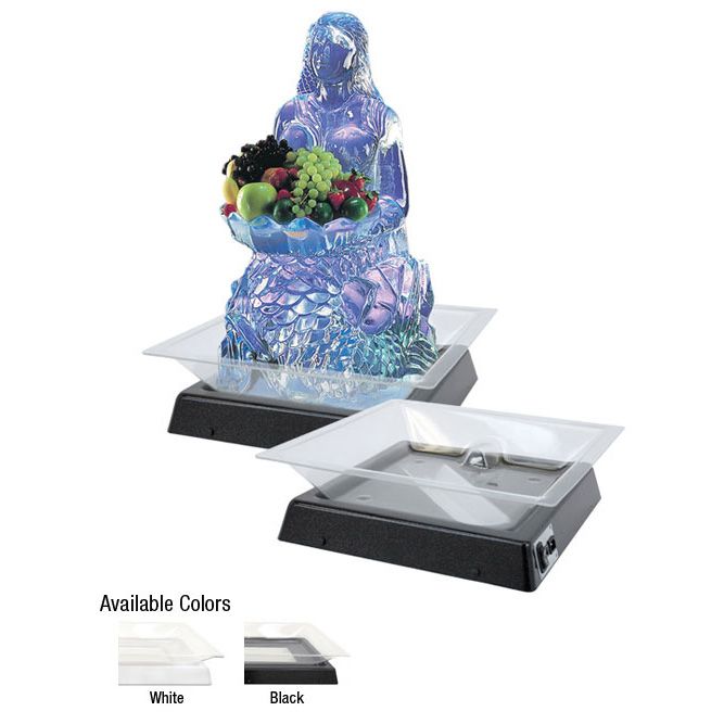 Buffet Enhancement White 20in Sq Lighted Chefstone Lighted Ice Display ...