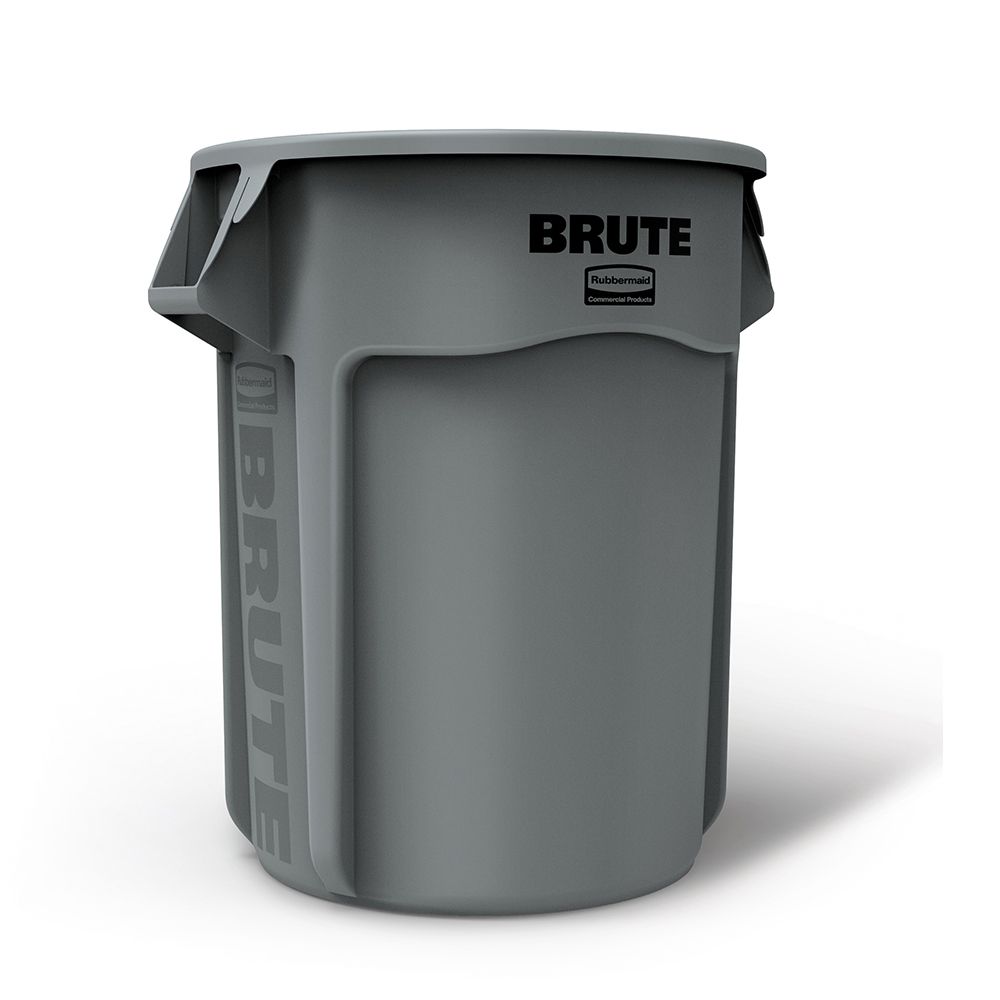 Rubbermaid FG265500GRAY BRUTE Gray 55 Gallon Container without Lid ...