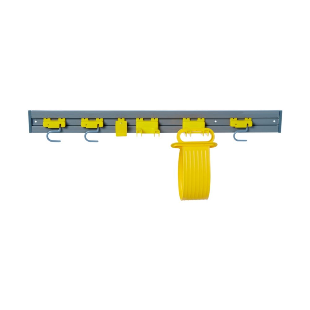 Rubbermaid FG199300GRAY 34 In. Closet Organizer / Tool Holder Kit ...