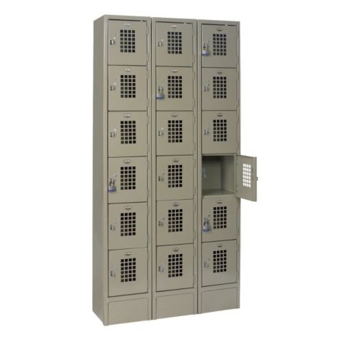 Win-Holt® WL-618 18 Three Column Locker w/ Six Lockers per Column | Omega