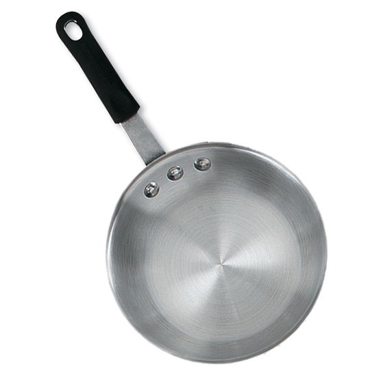 Eagleware 8" D Natural Aluminum Fry Pan | Wasserstrom