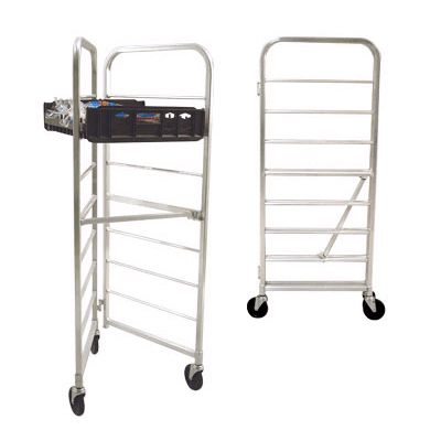 New Age Industrial 97480 Mobile Folding Bread Rack for 8 Bread Trays ...