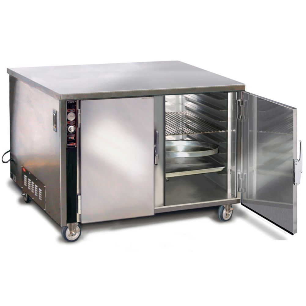FWE Insulated Mobile Heated Pizza Cabinet w/ S/S Door | Wasserstrom
