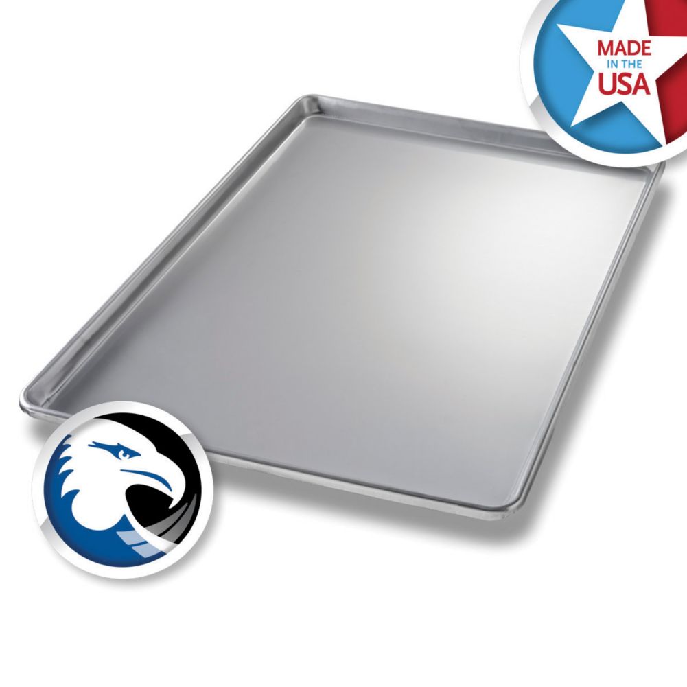 Chicago Metallic Bakeware 18 x 26" Plain Aluminum Display Pan | Wasserstrom