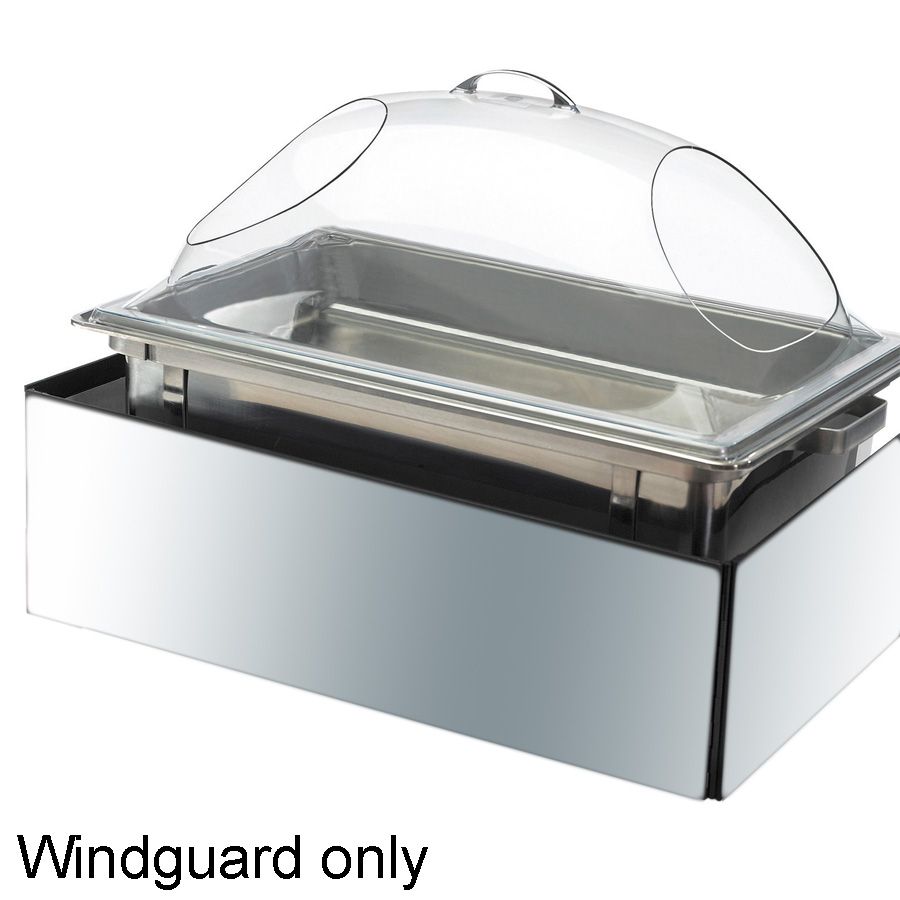 Cal-Mil Chafer Wind Guard, Mirror | Wasserstrom