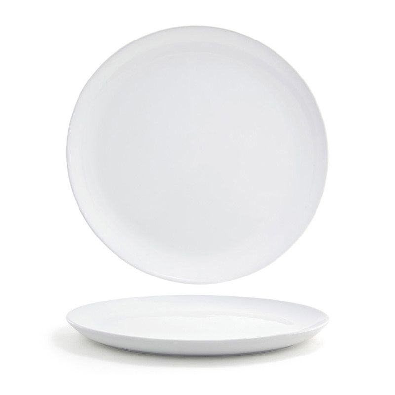 FOH BPT033WHP20 Harmony 15" White Platter - 2 / CS | Wasserstrom