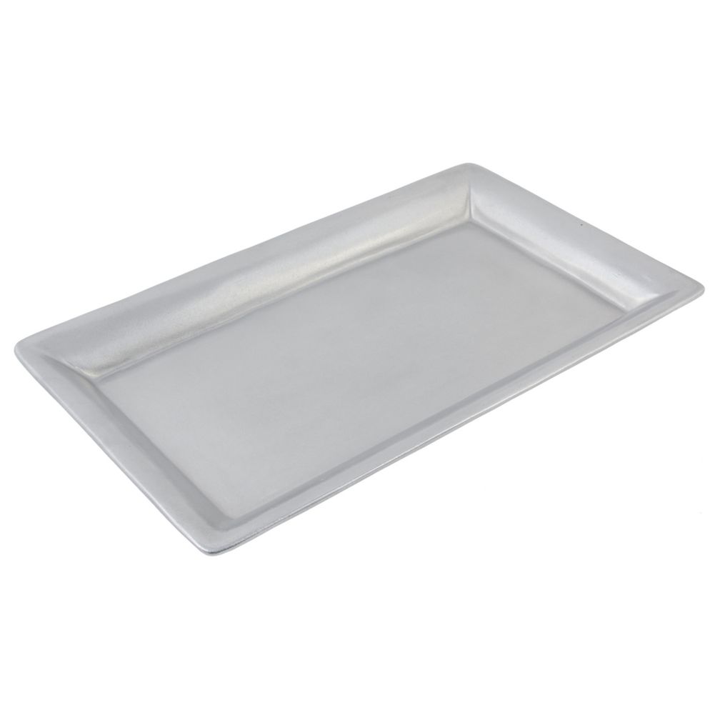Bon Chef 5058 PEWTER Aluminum 11-7/8" x 21-3/16" Display Pan | Wasserstrom