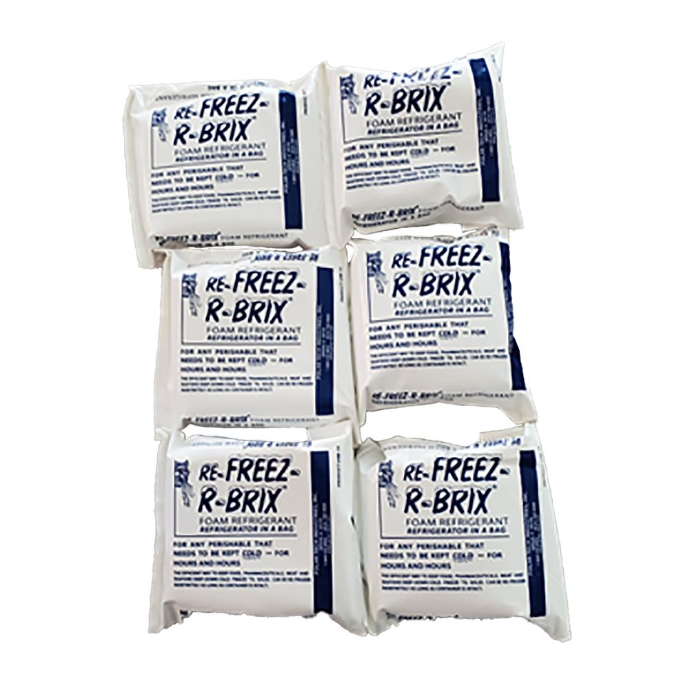 San Jamar® B6180 EZ-Chill™ Refreezable Ice Pack - 6 / PK | Wasserstrom