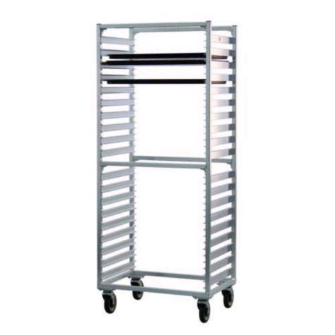 New Age 1461S Aluminum Full Height Mobile Open-Sided 38-Pan Rack ...