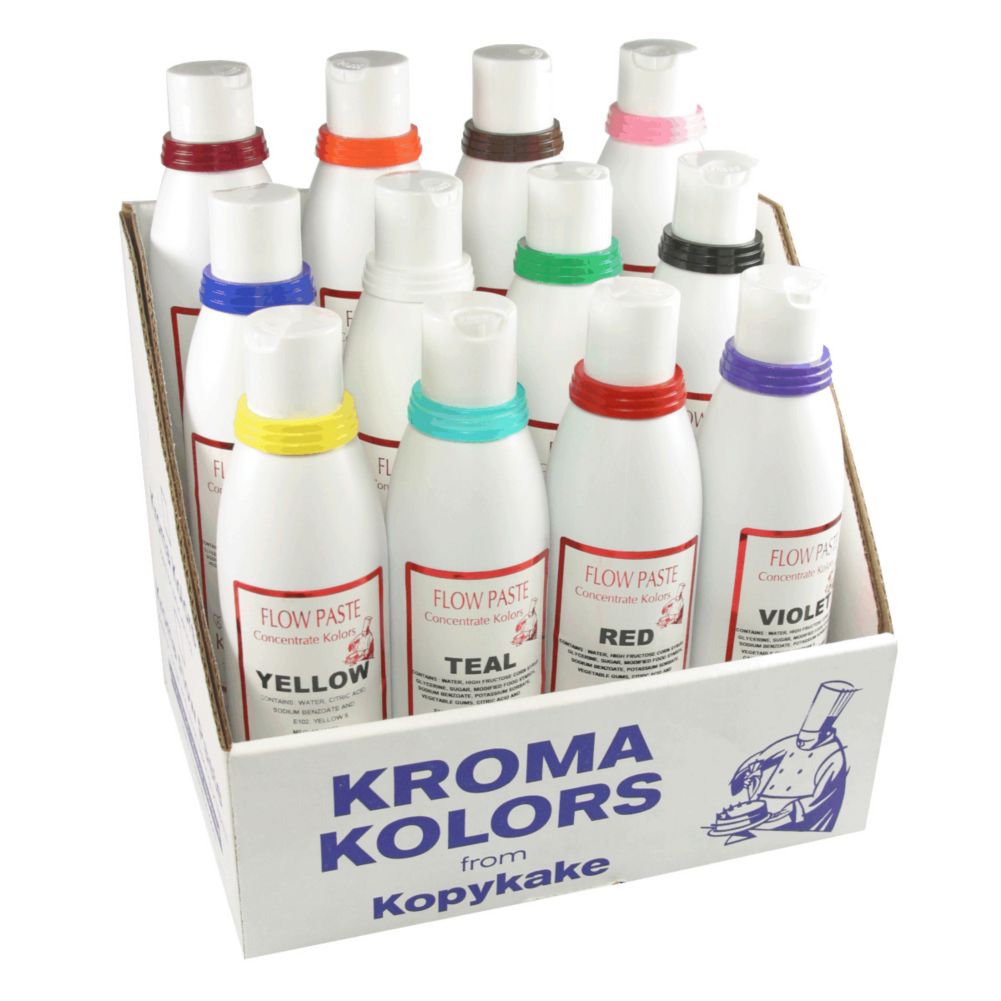 Kopykake FPZ12 Set Of 12 Kroma Flow 9 Oz Paste | Wasserstrom