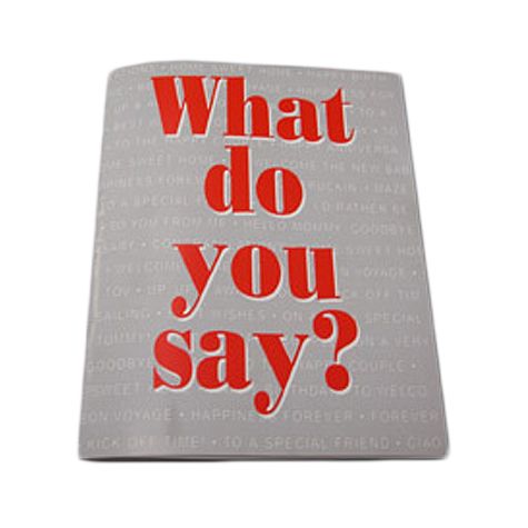 Kopykake B0002 "What Do You Say" Cake Book | Wasserstrom